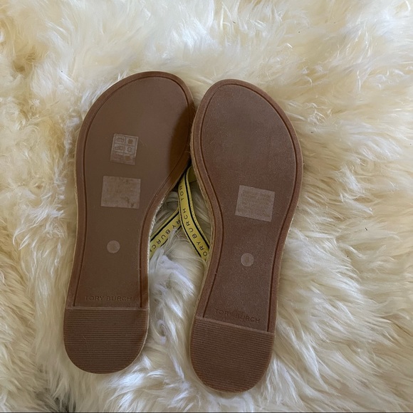 Tory Burch | Shoes | Tory Burch Ribbon Thong Espadrille Butter Yellow ...
